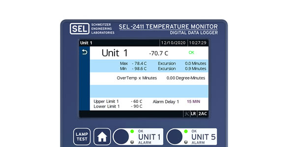 Introducing the SEL-2411TM Temperature Monitor Digital Data Logger for ...